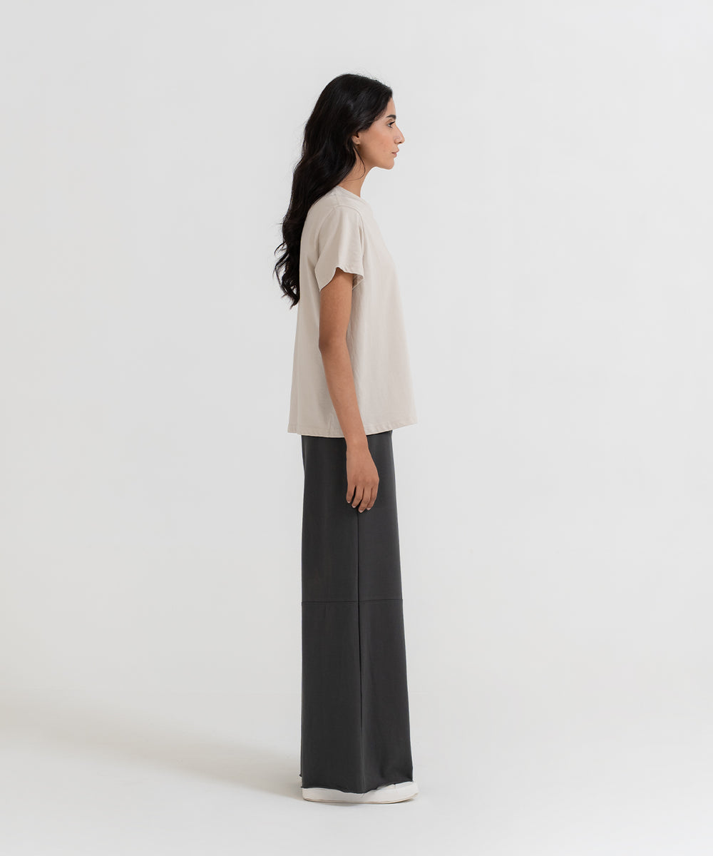 Women's Raw Hem Wide Leg Pants – Bandana