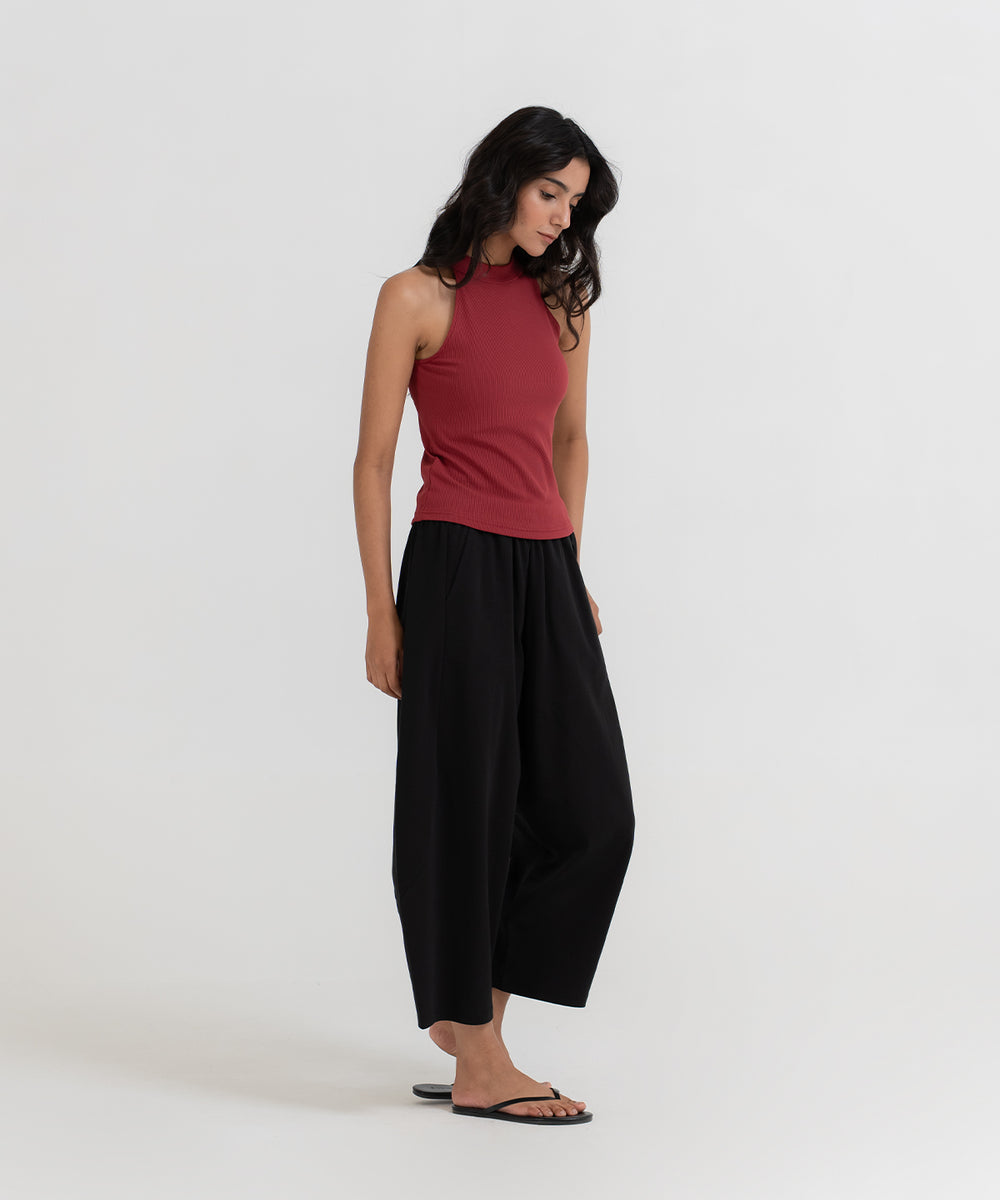 Women's Barrel Leg Cropped Pants – Bandana