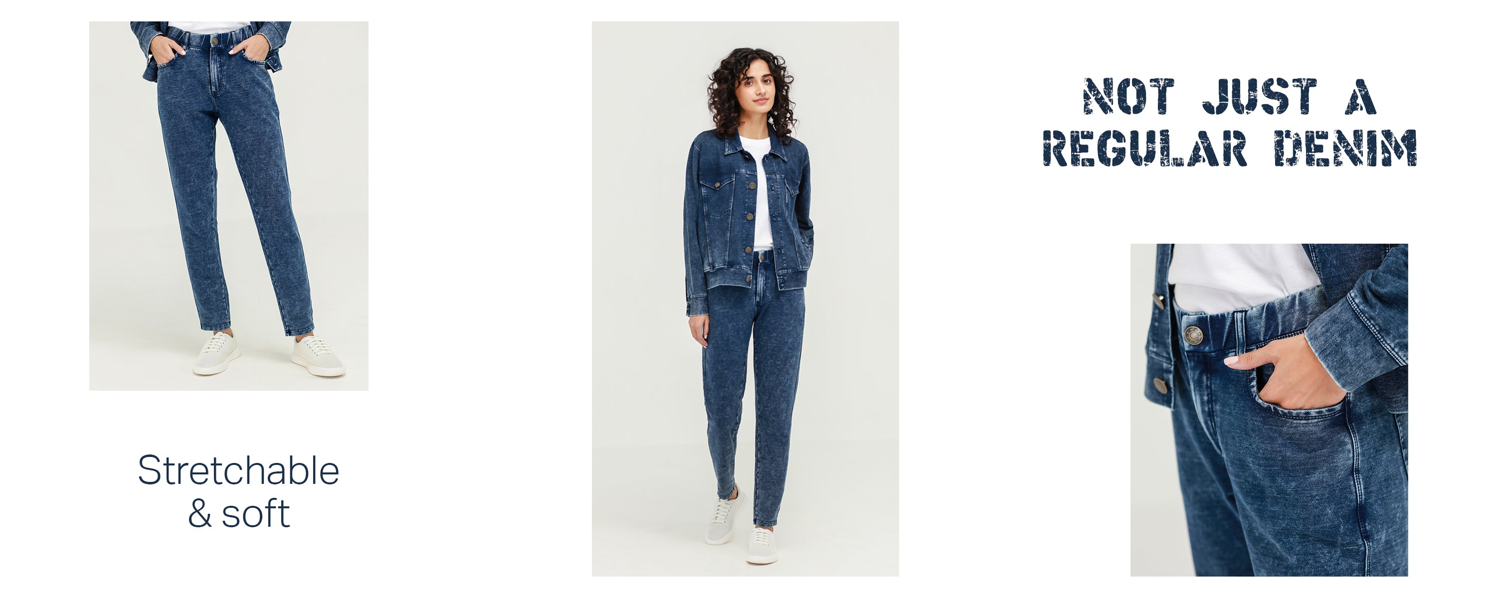 Knitted Denim Women – Bandana