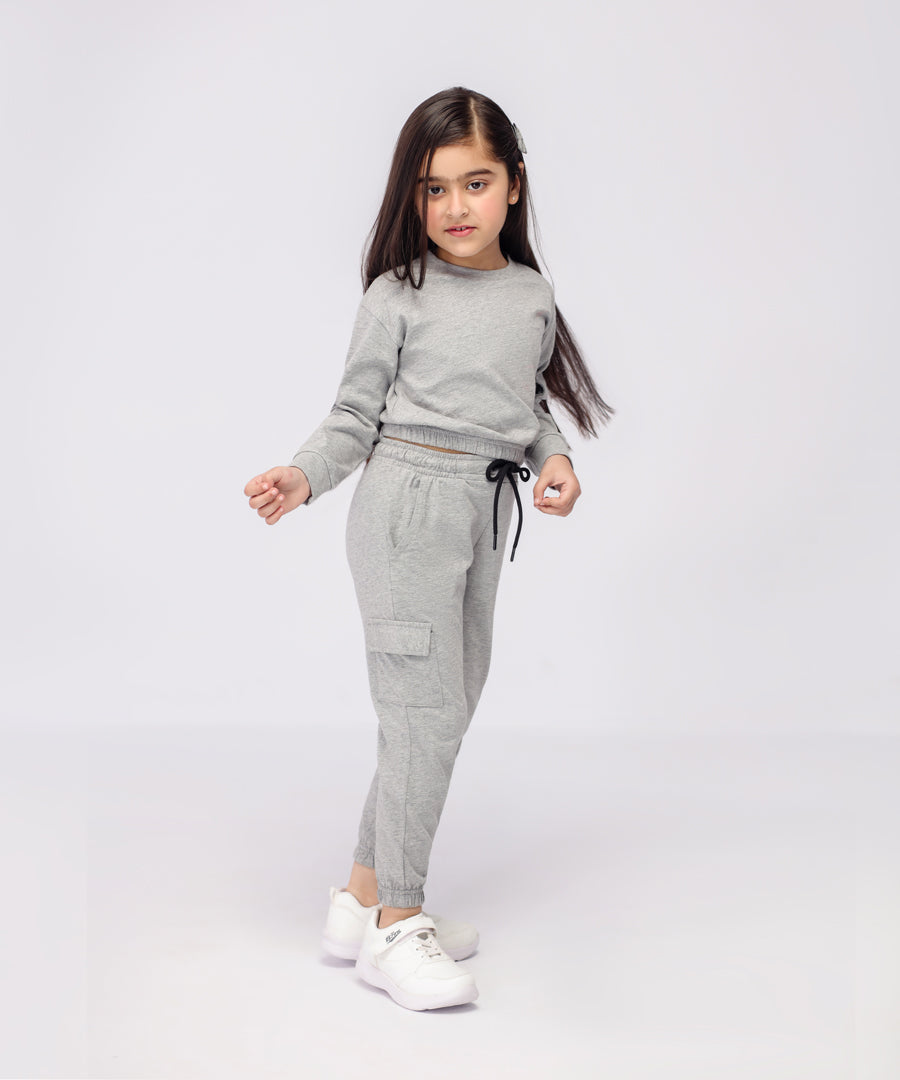 Girls' Cropped Cargo Set – Bandana