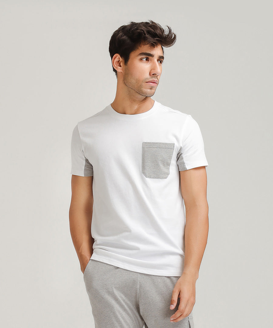 Men's Contrast Pocket T-Shirt – Bandana